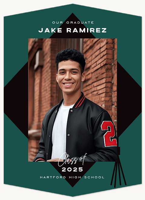 Abstract Cap | Graduation Cards