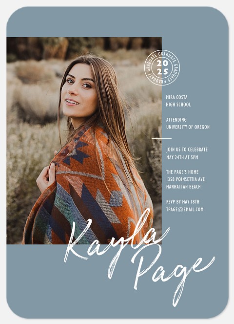 Stamped Signature | Graduation Invitations | PhotoAffections