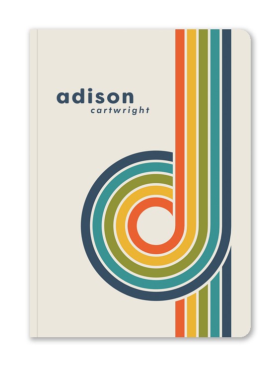 Retro Rainbow | Custom Softcover Journals