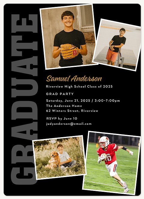 Grad Snaps | Graduation Invitations | Simply to Impress