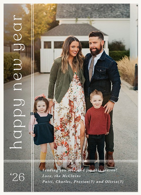 Pinstripes | Photo Holiday Cards | Simply to Impress
