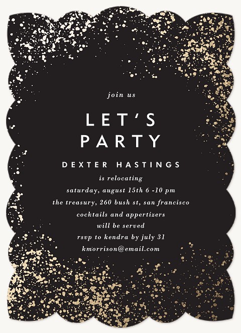 Confetti Burst | Party Invitations | Simply to Impress