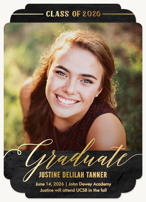 Rustic Elegance | Graduation Invitations | Simply to Impress