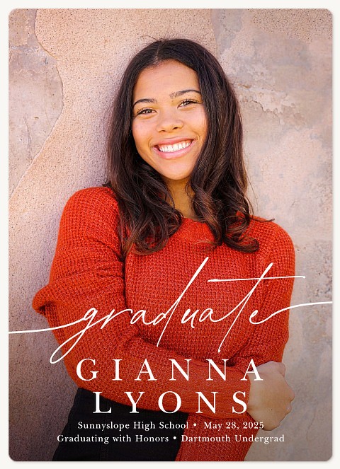 Traditional Graduate | Graduation Announcements