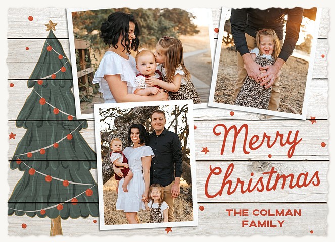 Rustic Yuletide | Personalized Holiday Cards