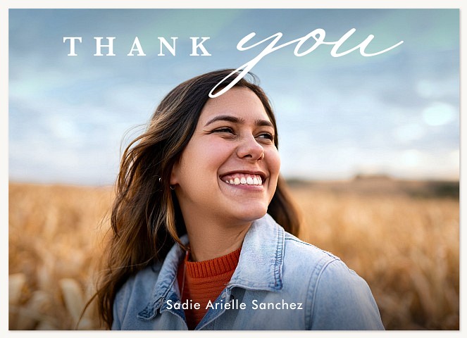 Up Top | Thank You Cards