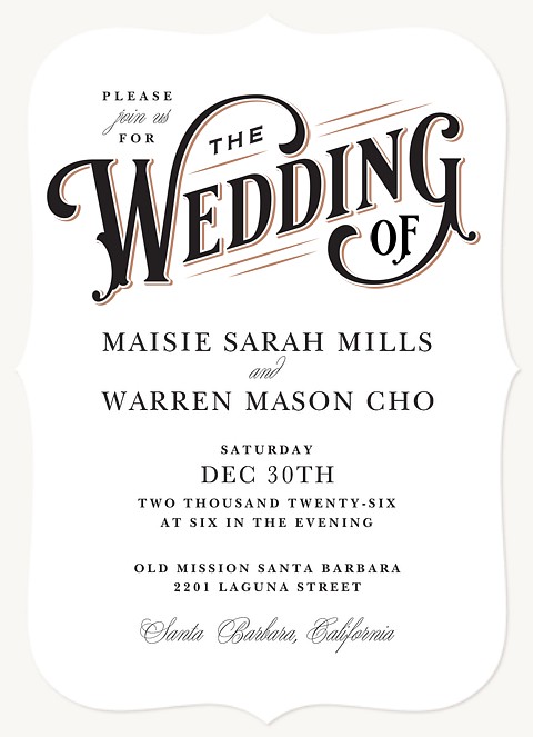Engraved | Wedding Invitations