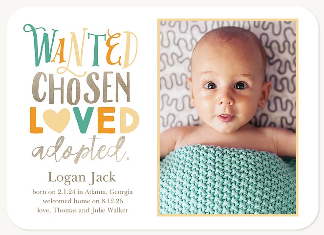 Chosen | Adoption Announcements