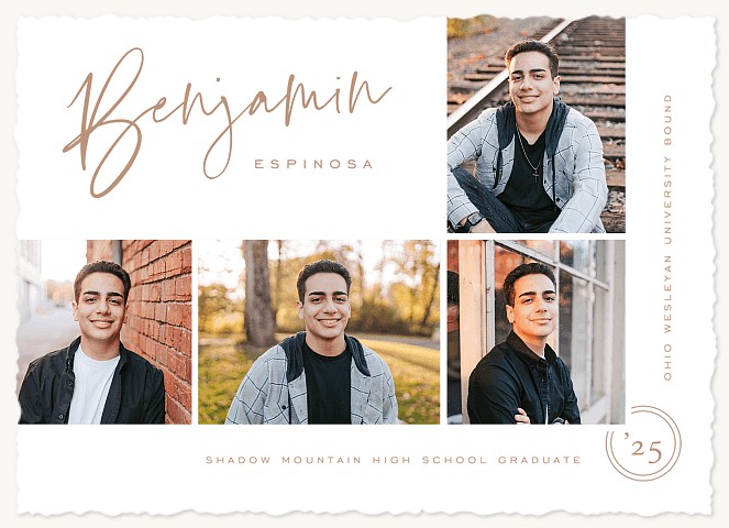 Squared Off Seal | Graduation Invitations