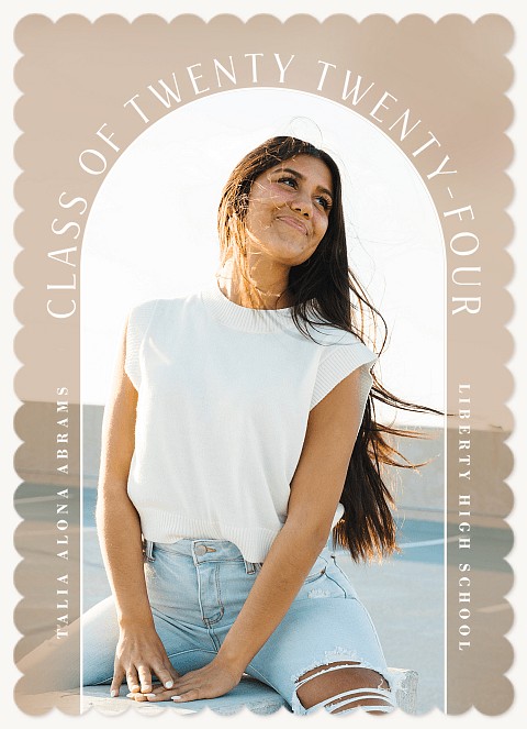 Arched Text | Graduation Cards