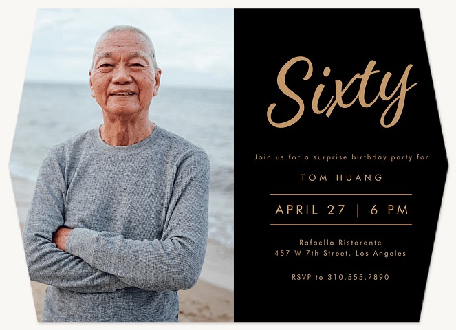 Vintage Age | Adult Birthday Party Invitations