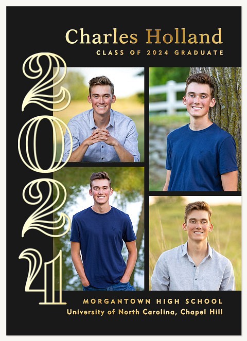 Stacked Year | Graduation Invitations