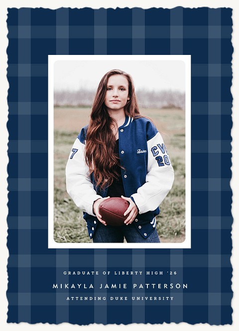 Varsity Plaid | Graduation Cards