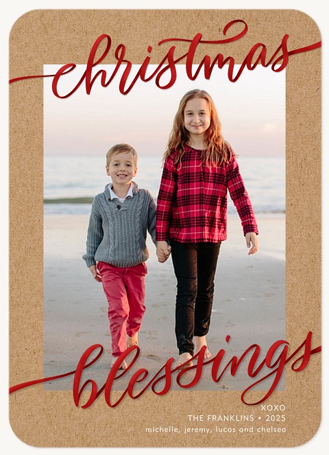 Ribbon Script | Christmas Cards