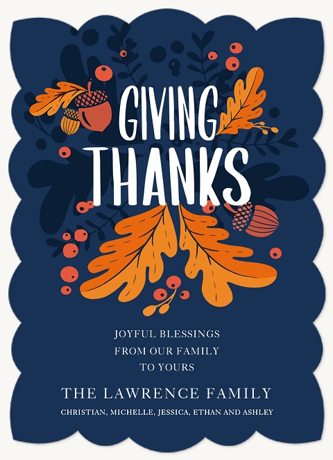Joyful Thanks | Thanksgiving Cards